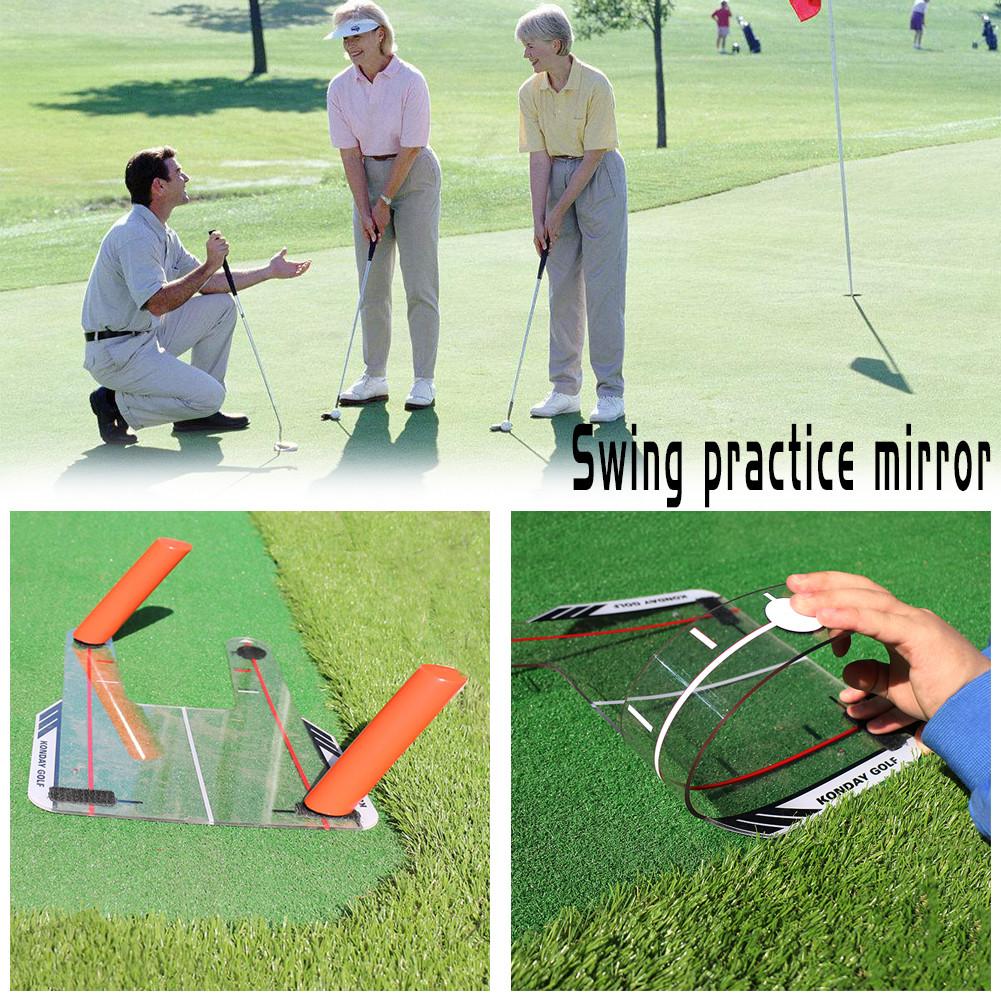 Coach Mirror Golf Swing Trainer With Six Strike Poles And Bag ...